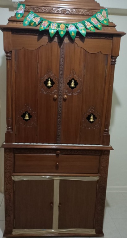 Hindu Prayer Altar, Furniture & Home Living, Furniture, Shelves ...