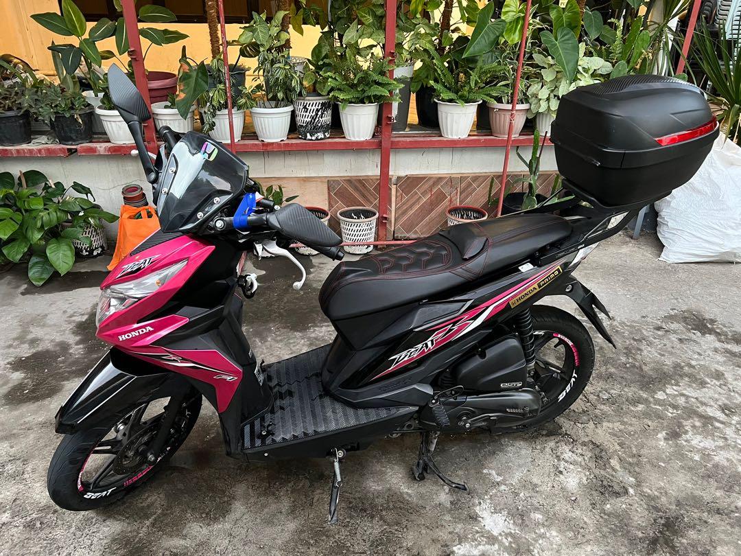 Honda Beat Magenta 2019, Motorbikes, Motorbikes for Sale on Carousell
