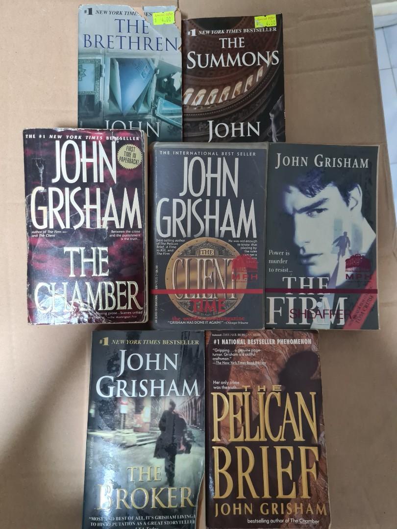 John Grisham collection, Hobbies & Toys, Books & Magazines, Fiction ...