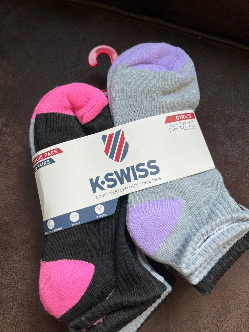 KSWISS Girls socks 10 pairs, Babies & Kids, Babies & Kids Fashion on ...