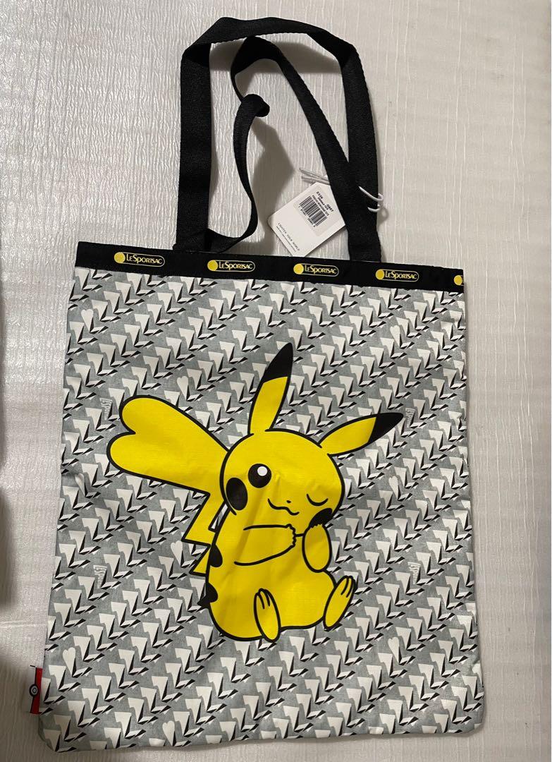 LeSportsac EMERALD TOTE Pokemon Pikachu Monogram Tote Bag limited JAPAN ...