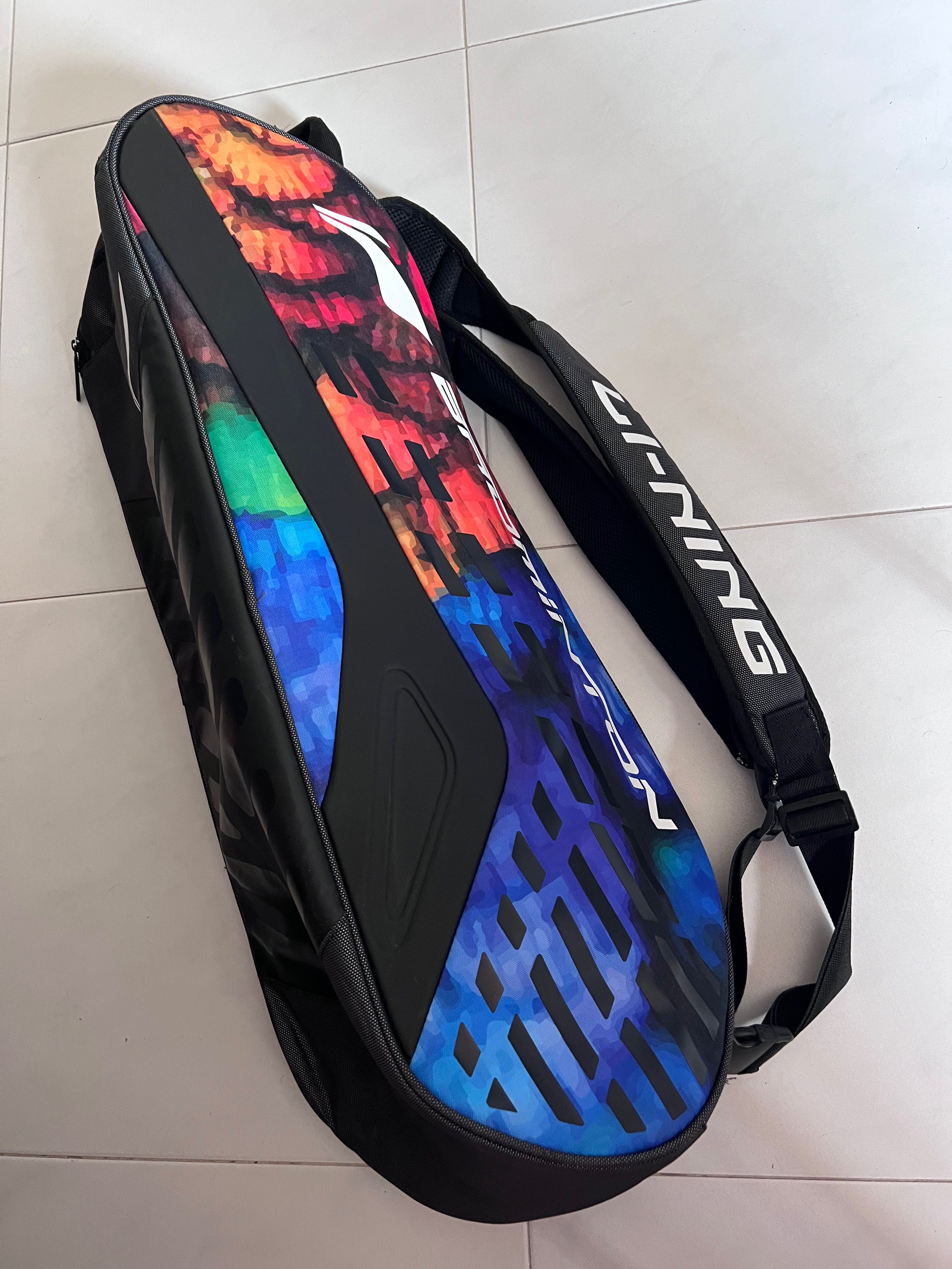 Li Ning Badminton racket bag, Sports Equipment, Sports & Games, Racket ...