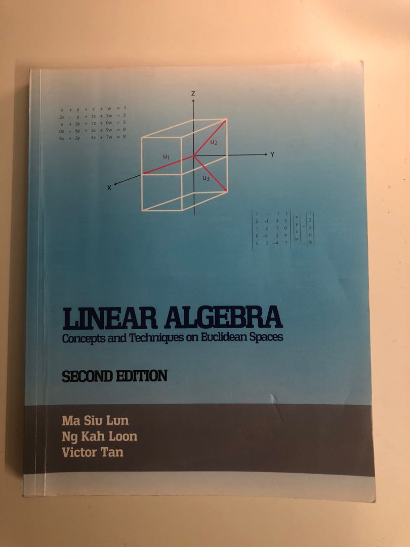 Linear Algebra 2nd Edition, Hobbies & Toys, Books & Magazines ...