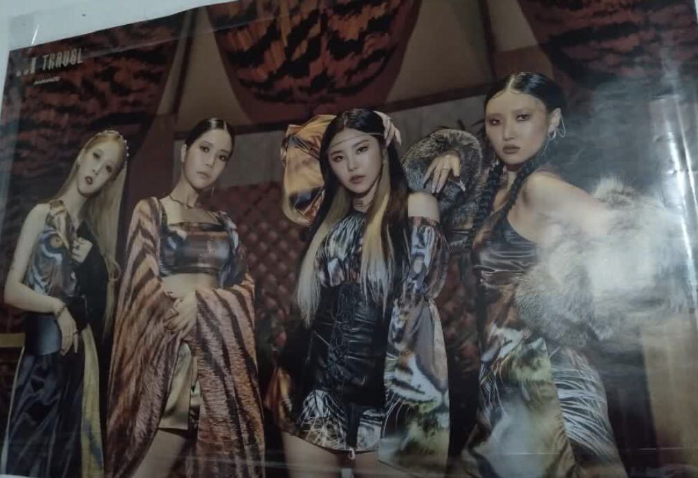 Mamamoo aya rolled poster with free tube, Hobbies & Toys, Memorabilia ...