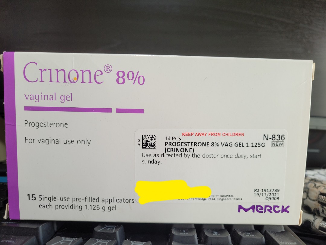 Merck crinone 8%, Health & Nutrition, Medical Supplies & Tools on Carousell