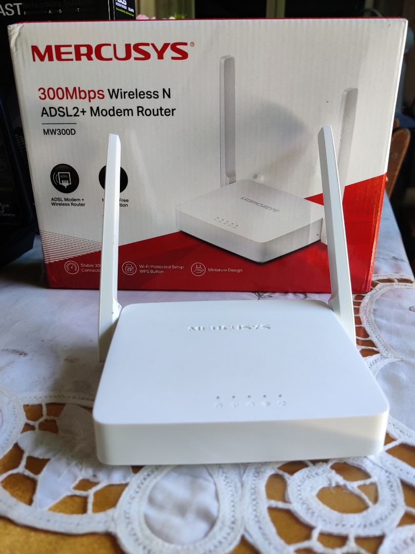 MERCUSYS ADSL2+ MODEM ROUTER, Computers & Tech, Parts & Accessories ...