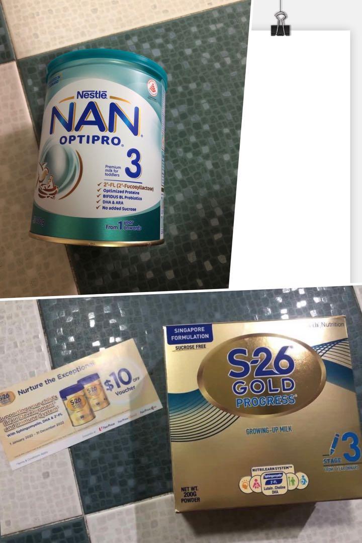 Nan & S26 Milk Powder stage 3, Babies & Kids, Nursing & Feeding ...