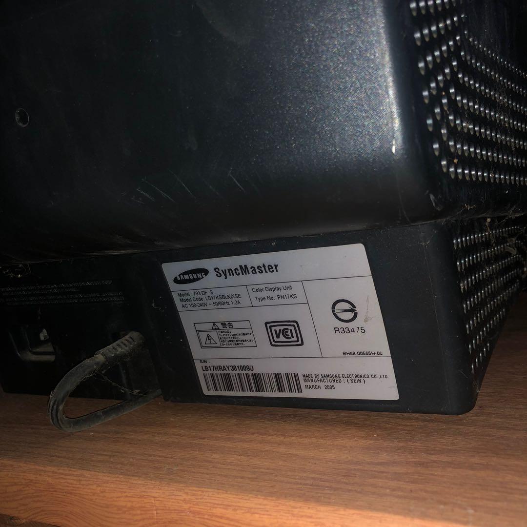 MONITOR KOMPUTER SAMSUNG SYNCMASTER 793DF, Elektronik, Komputer ...