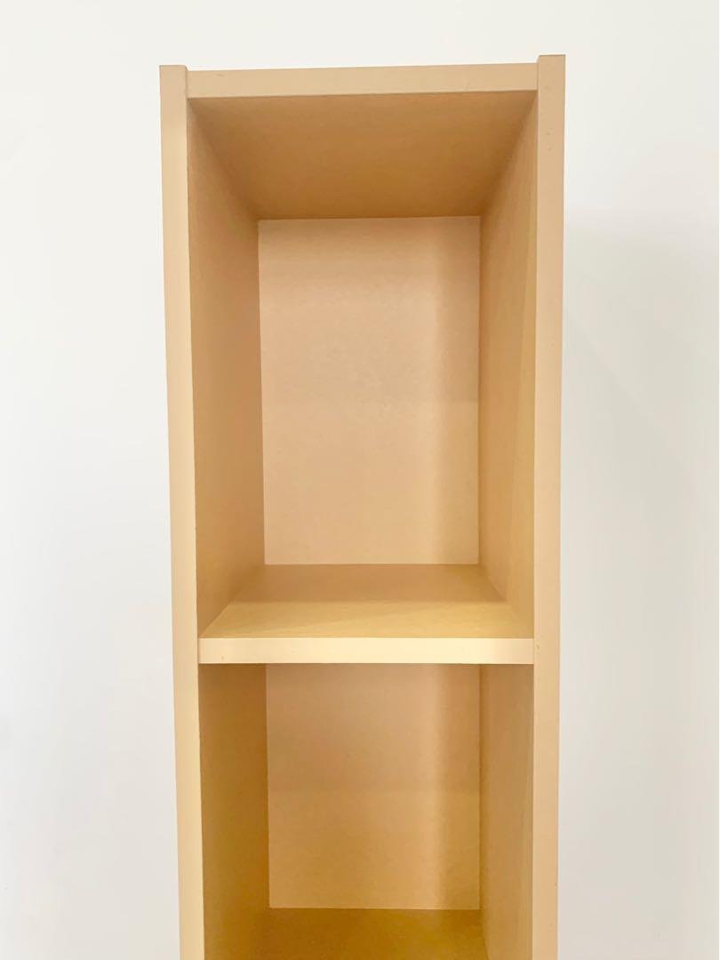 Muji - PULP BOARD BOX / SLIM-SIZED / 5-TIER Shelving Unit W25*D29 ...