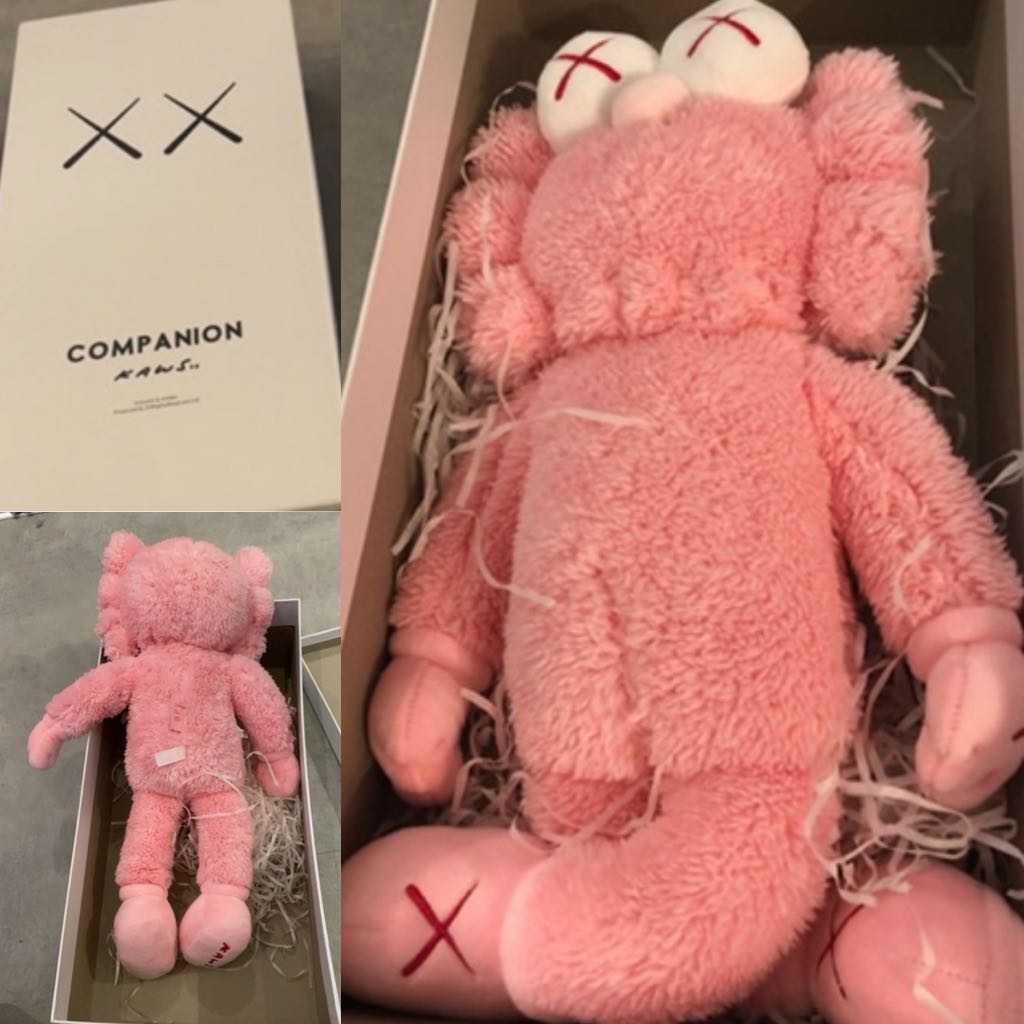 New in box pink kaws soft toy just normal , Hobbies & Toys, Toys ...