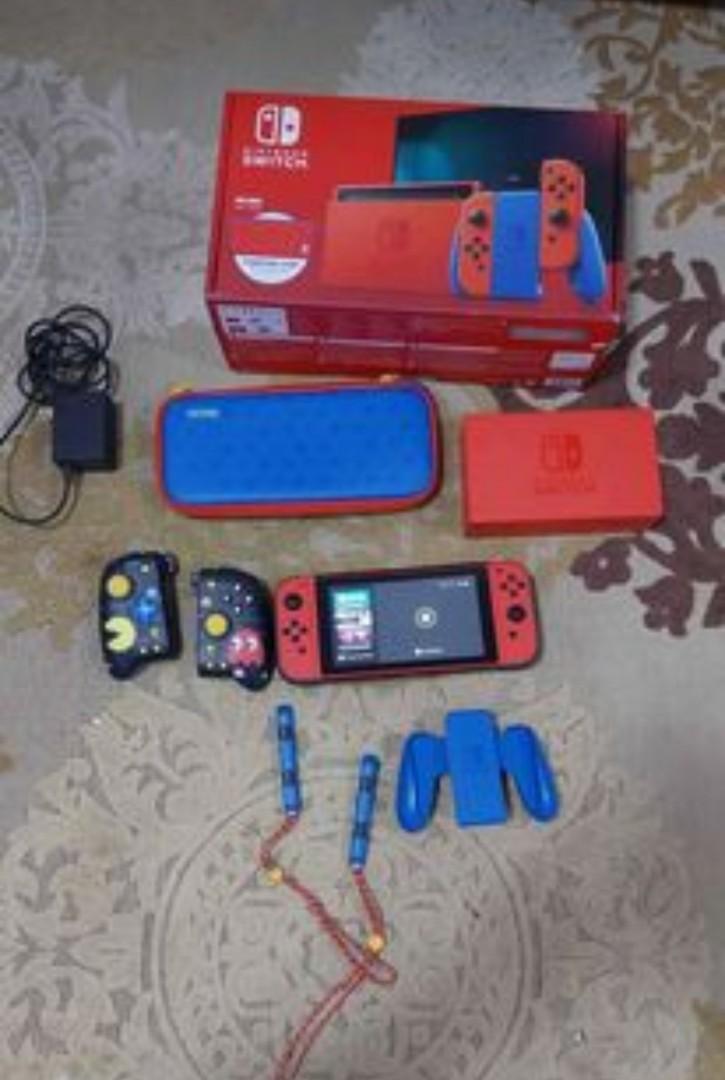 Nintendo Switch V2 Mario Edition, Video Gaming, Video Games, Nintendo ...
