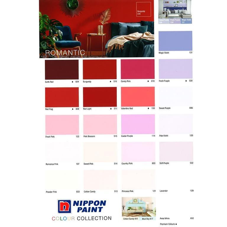 Nippon Paint Colour Chart Catalogue - Exclusive for Selffix, Furniture ...
