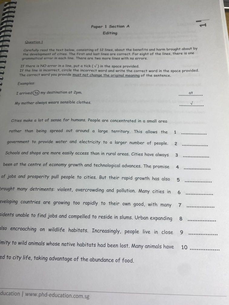 O level English paper 1 package, Hobbies & Toys, Books & Magazines ...