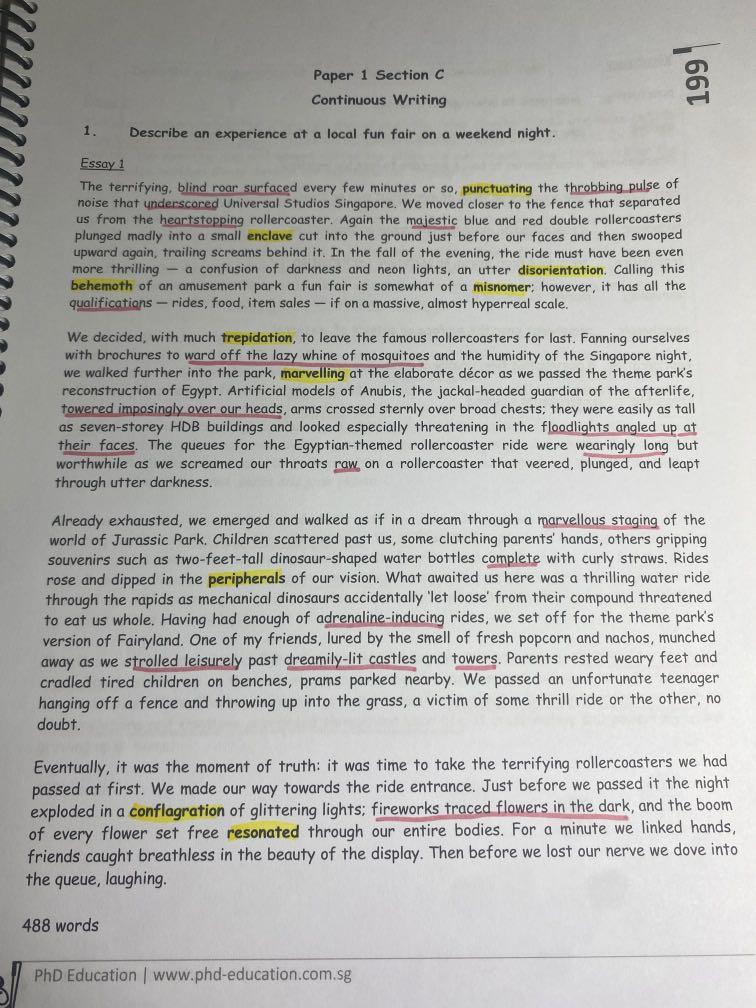 O level English paper 1 package, Hobbies & Toys, Books & Magazines ...