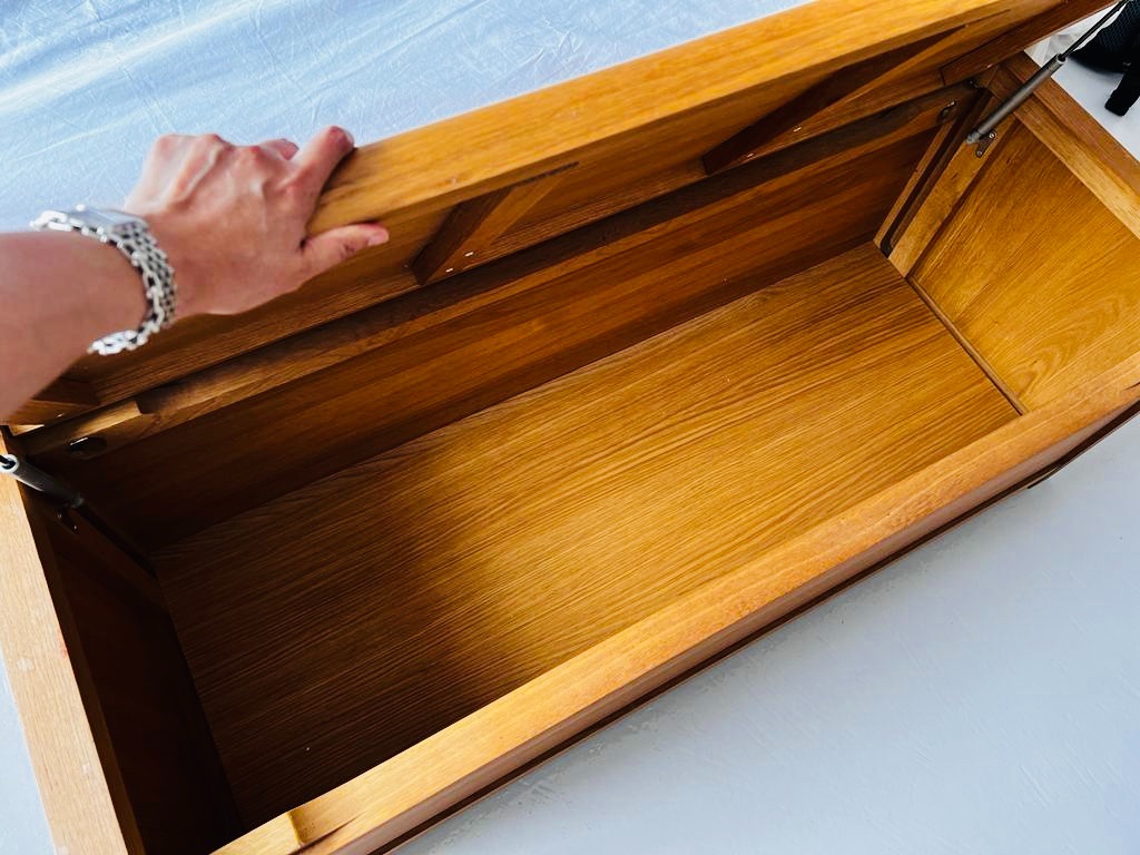 Solid Oak Linen Chest from France (Habitat), Furniture & Home Living ...