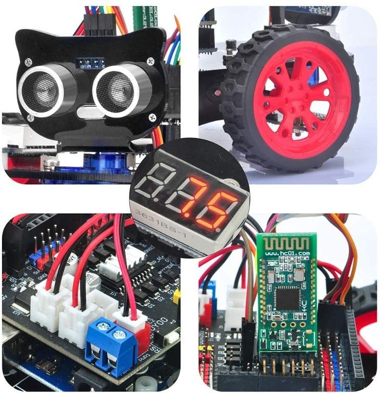 OSOYOO Model 3 Robot Car DIY Starter Kit for Arduino | Remote Control ...