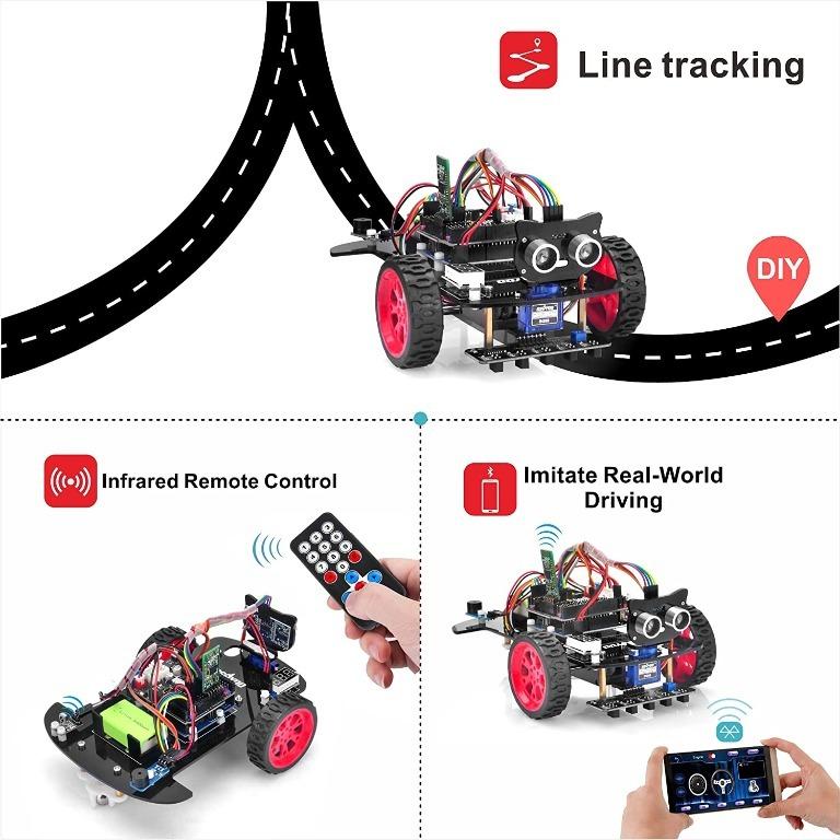 OSOYOO Smart Robot V2 Car kit for Arduino User Friendly Design Learn ...