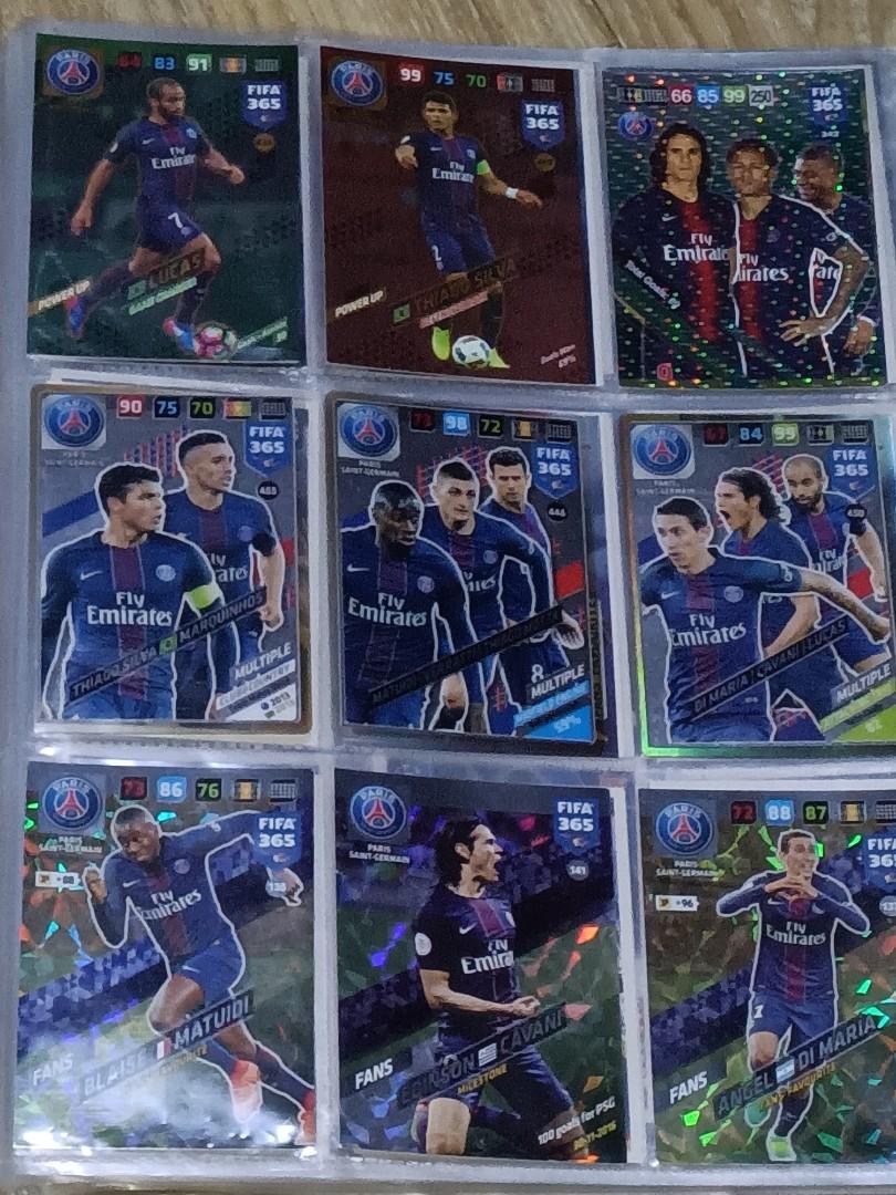 Paris Saint Germain FC Soccer Cards Collection 86 Cards Collection ...