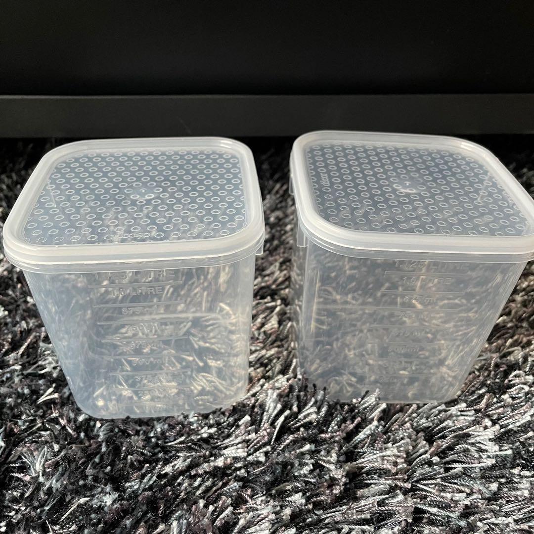Plastic Containers (2 piece set), Furniture & Home Living, Kitchenware ...