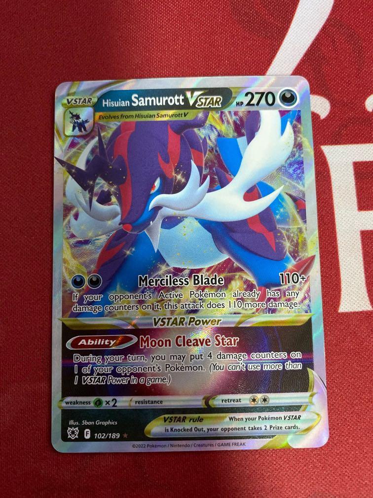 Pokemon TCG - Samurott Vstar, Hobbies & Toys, Toys & Games on Carousell
