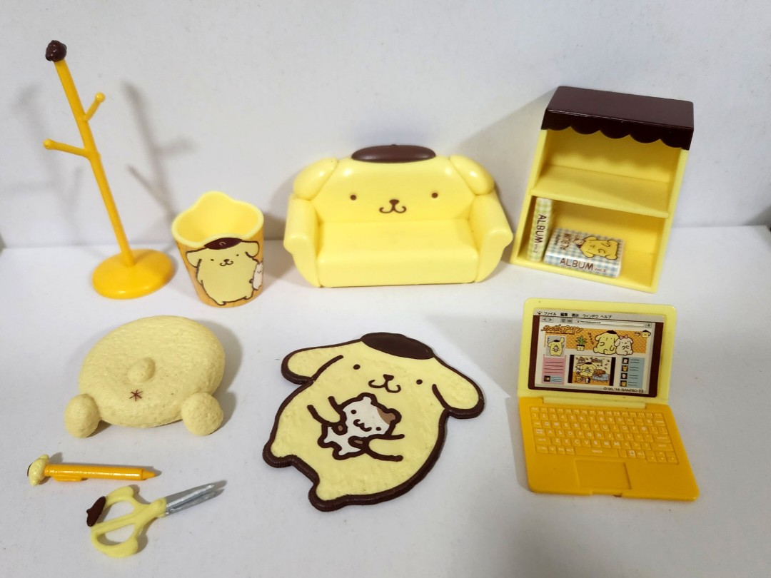 Pompompurin Miniature Furniture Toy Set, Hobbies & Toys, Toys & Games ...