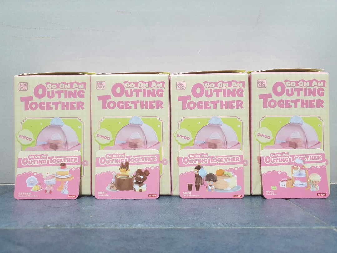 PopMart Dimoo Go On An Outing Together Tea and Snacks Time, Sweet ...