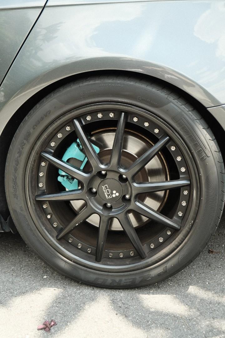 Rare COR Cipher 19" Rims 3-piece forged wheels, Car Accessories, Tyres ...
