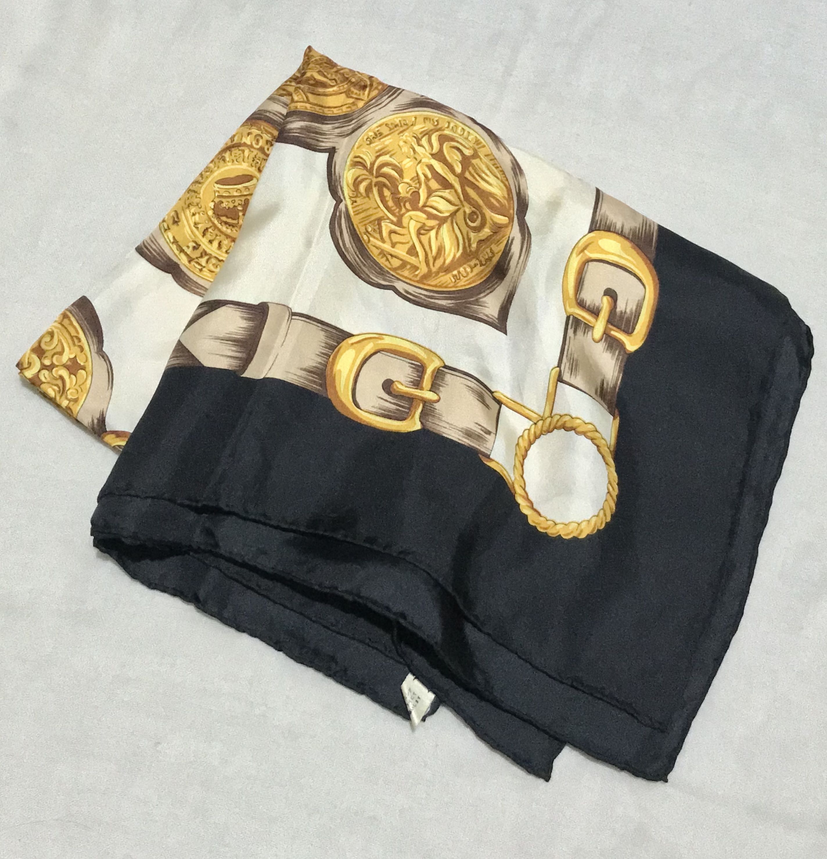 Rare Vintage Japan Silk Scarf Neckerchief Wall Decor, Women's Fashion ...