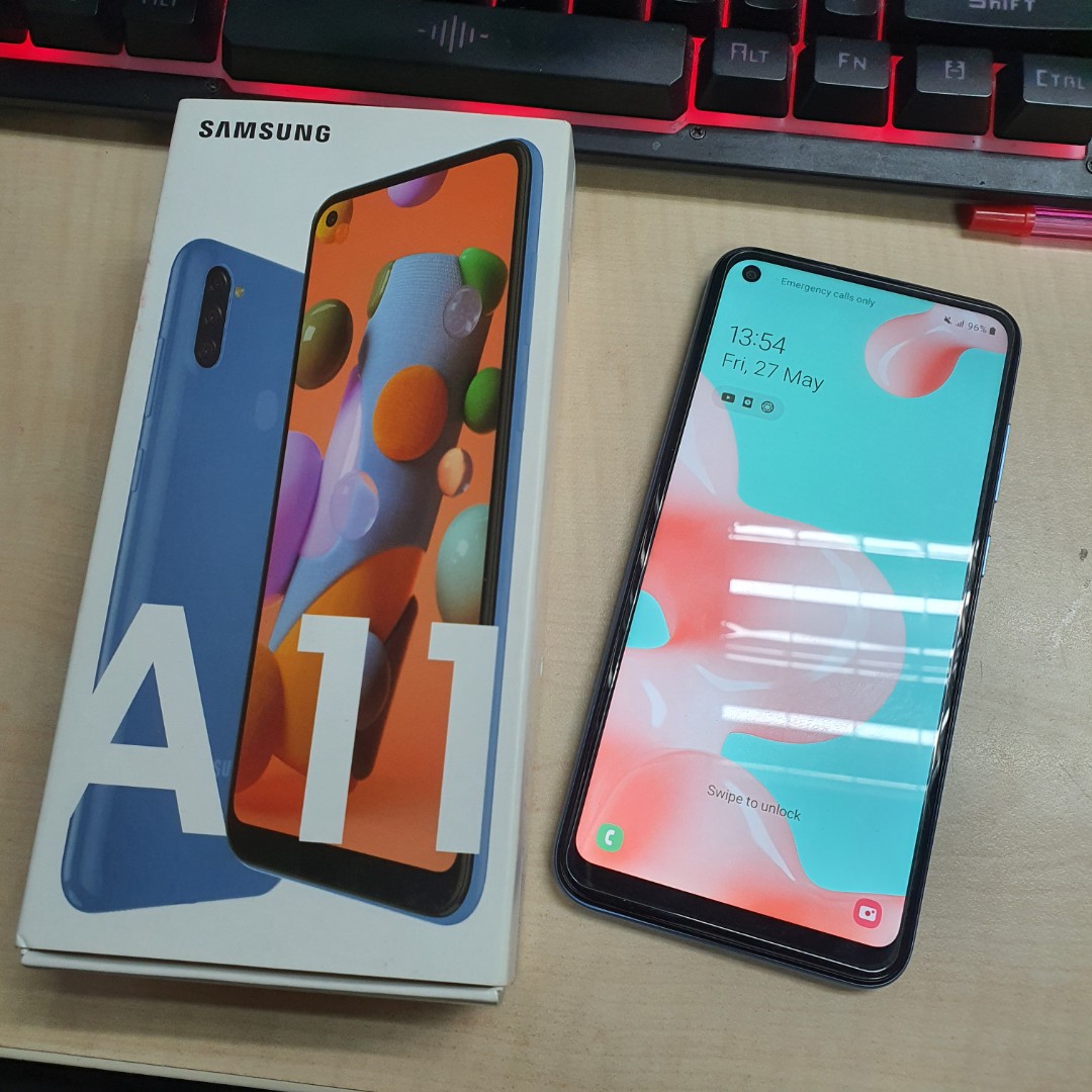 Samsung A11 Blue 32GB SM-A115F/DS, Mobile Phones & Gadgets, Mobile ...