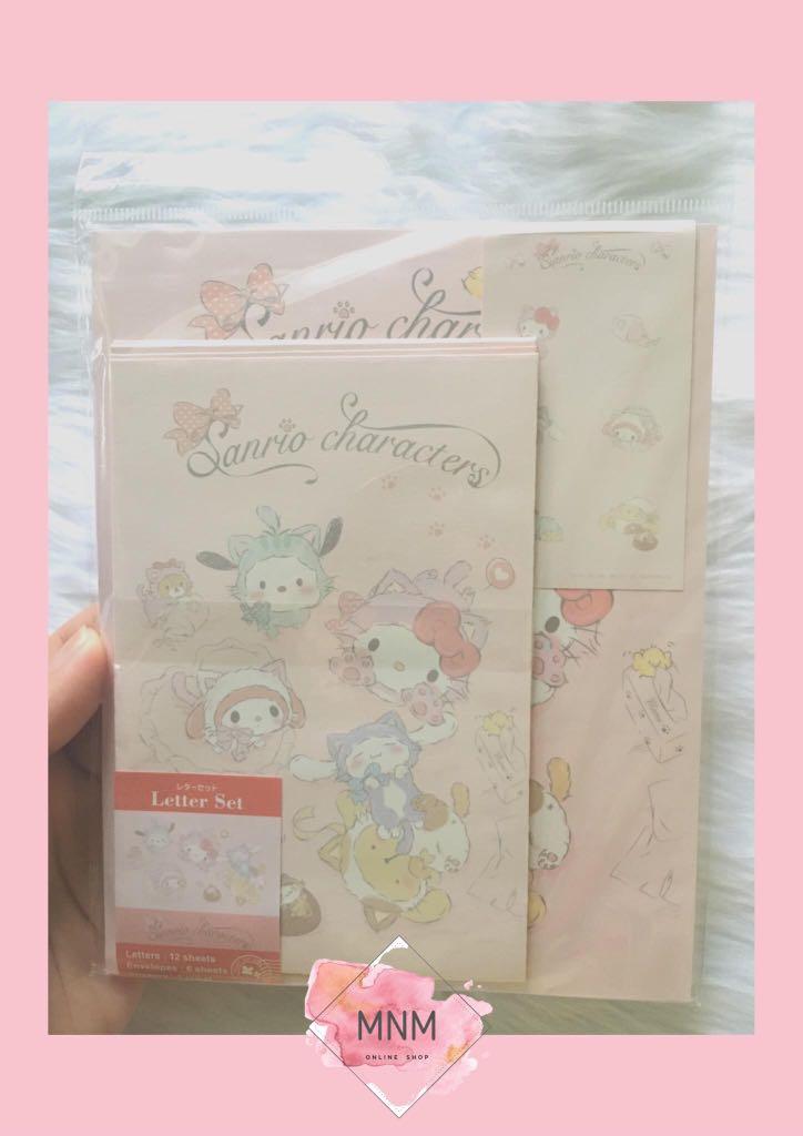 Sanrio Characters Letter Set from Japan, Hobbies & Toys, Stationary ...