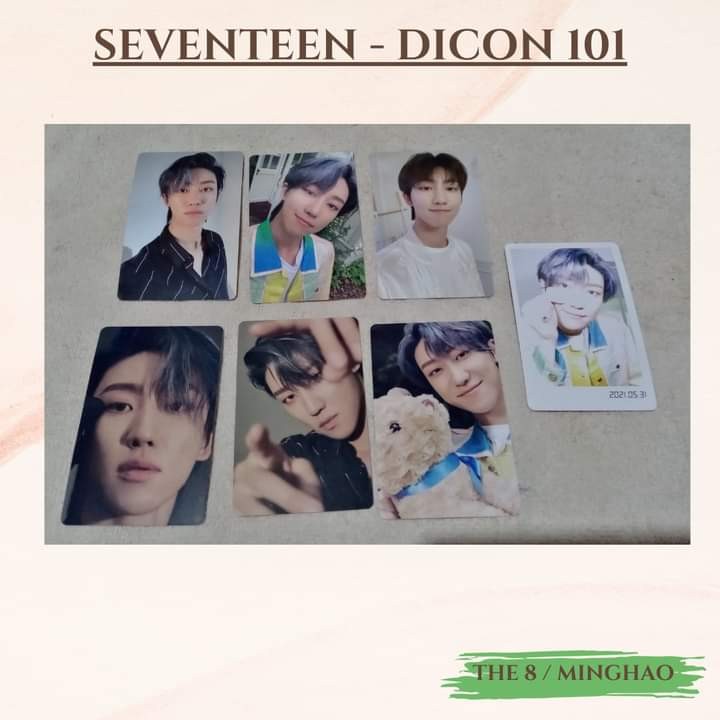 SEVENTEEN - THE 8 / MINGHAO PC SET (DICON 101), Hobbies & Toys ...