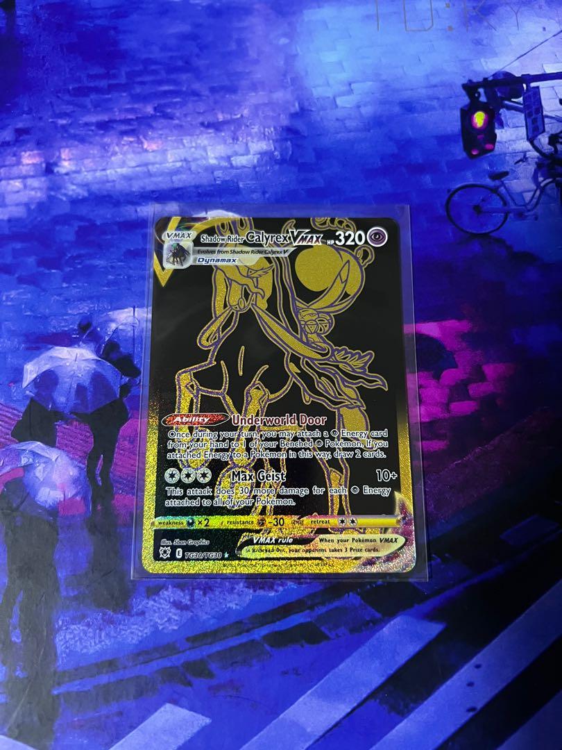 Shadow Rider Calyrex VMAX Gold - TG30/TG30 - Astral Radiance, Hobbies ...