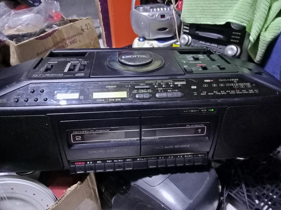 Sharp Boombox, Audio, Soundbars, Speakers & Amplifiers on Carousell