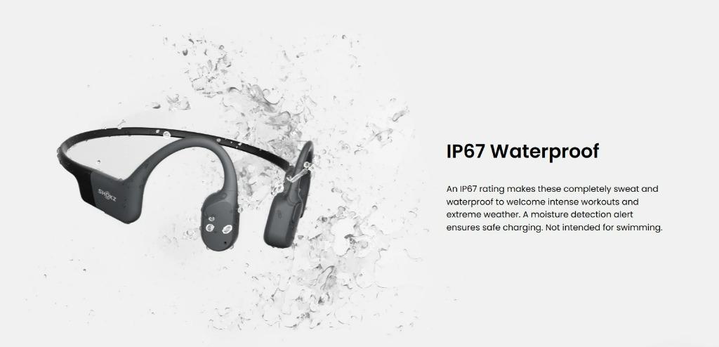 Shokz OpenRun MINI (AfterShokz Aeropex MINI) Wireless Bone Conduction ...