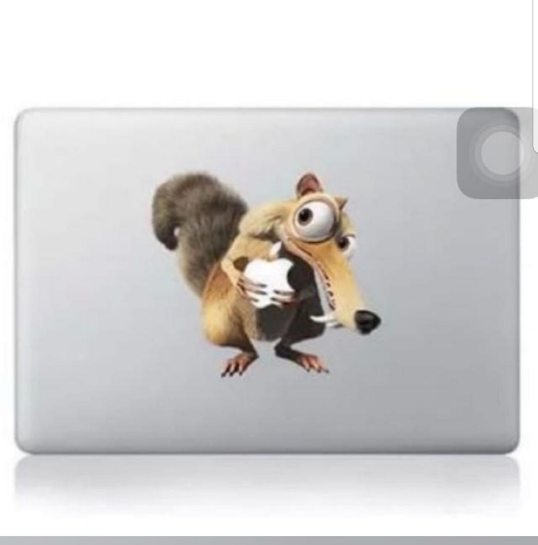 Scrat MacBook Apple Logo Decal, Mobile Phones & Gadgets, Mobile ...