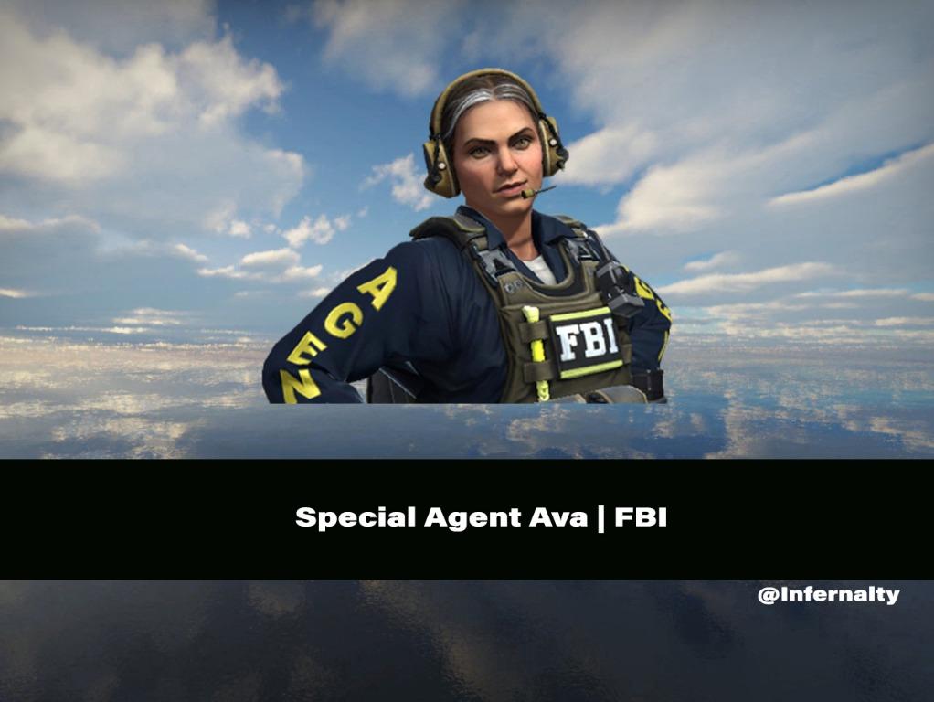 Special Agent Ava FBI CSGO SKINS KNIVES AGENTS, Video Gaming, Gaming ...