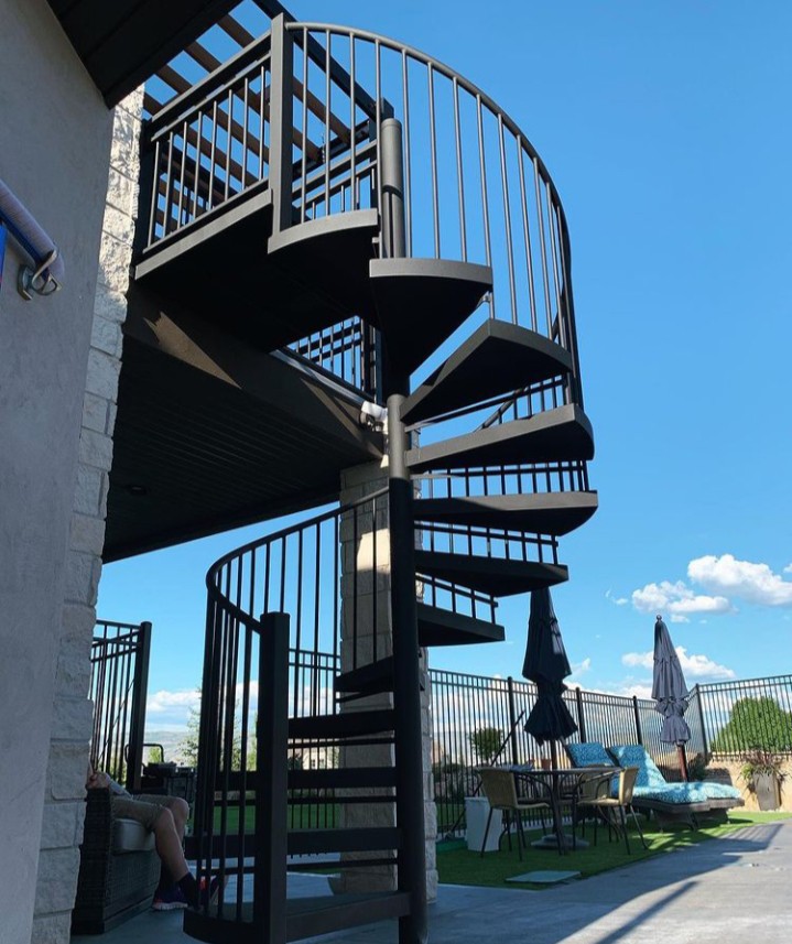 Spiral stairs, Furniture & Home Living, Home Improvement & Organization ...