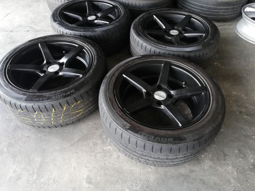 Sport rim vossen cv3 second 15 inch, Auto Accessories on Carousell