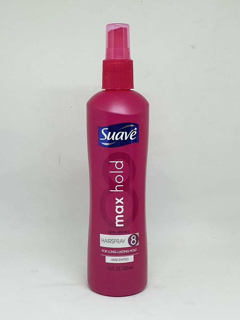 Suave Hair Spray Max Hold Unscented Long Lasting, Beauty & Personal ...