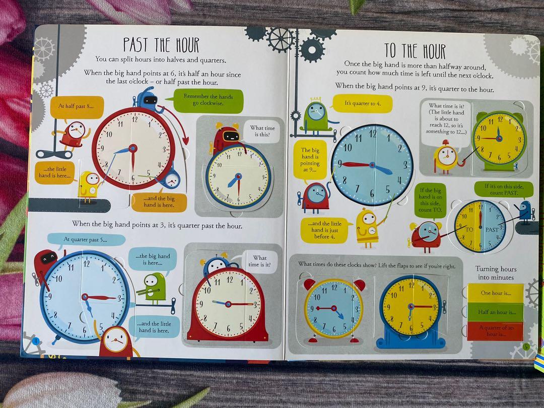 Suborned Time and Fractions,Decimals flap book, Hobbies & Toys, Books ...