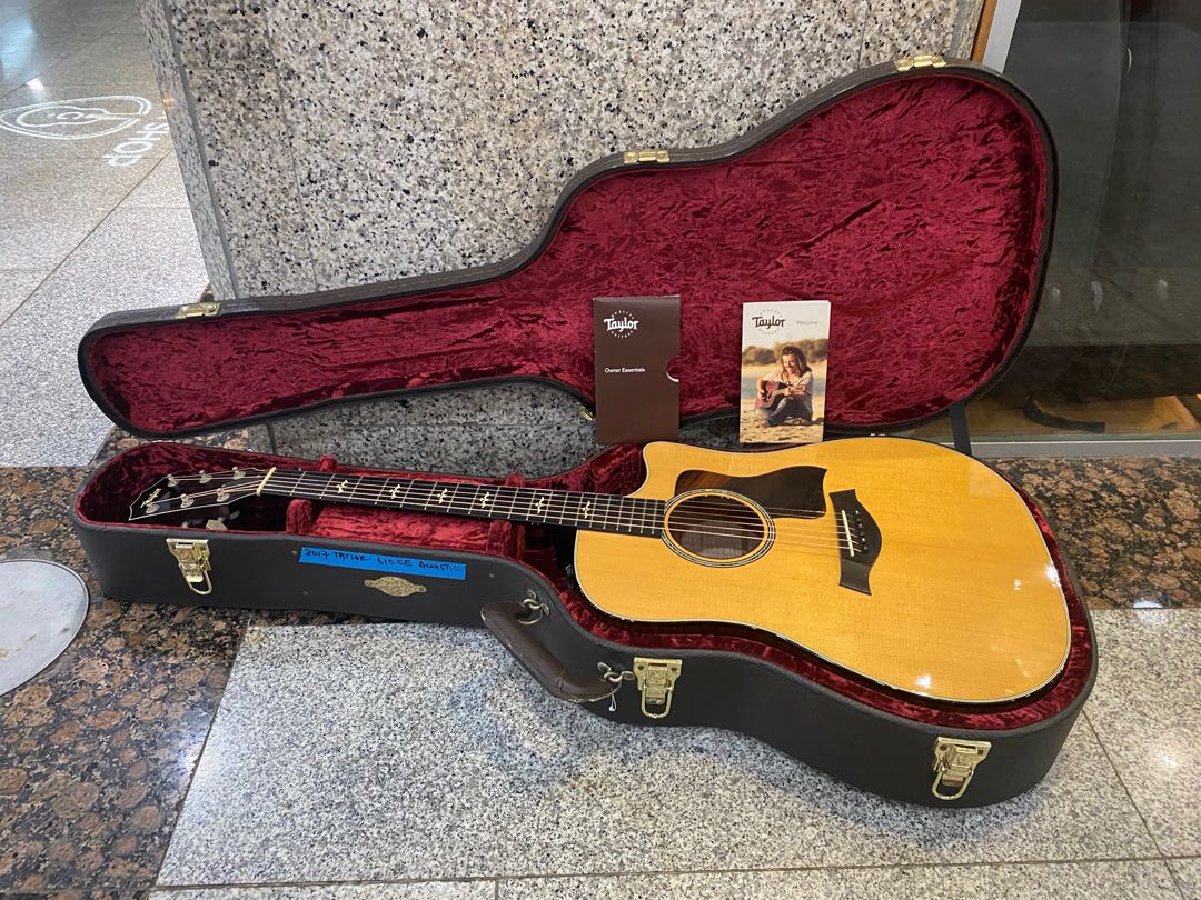 Taylor 610CE Acoustic Guitar, Hobbies & Toys, Music & Media, Musical ...