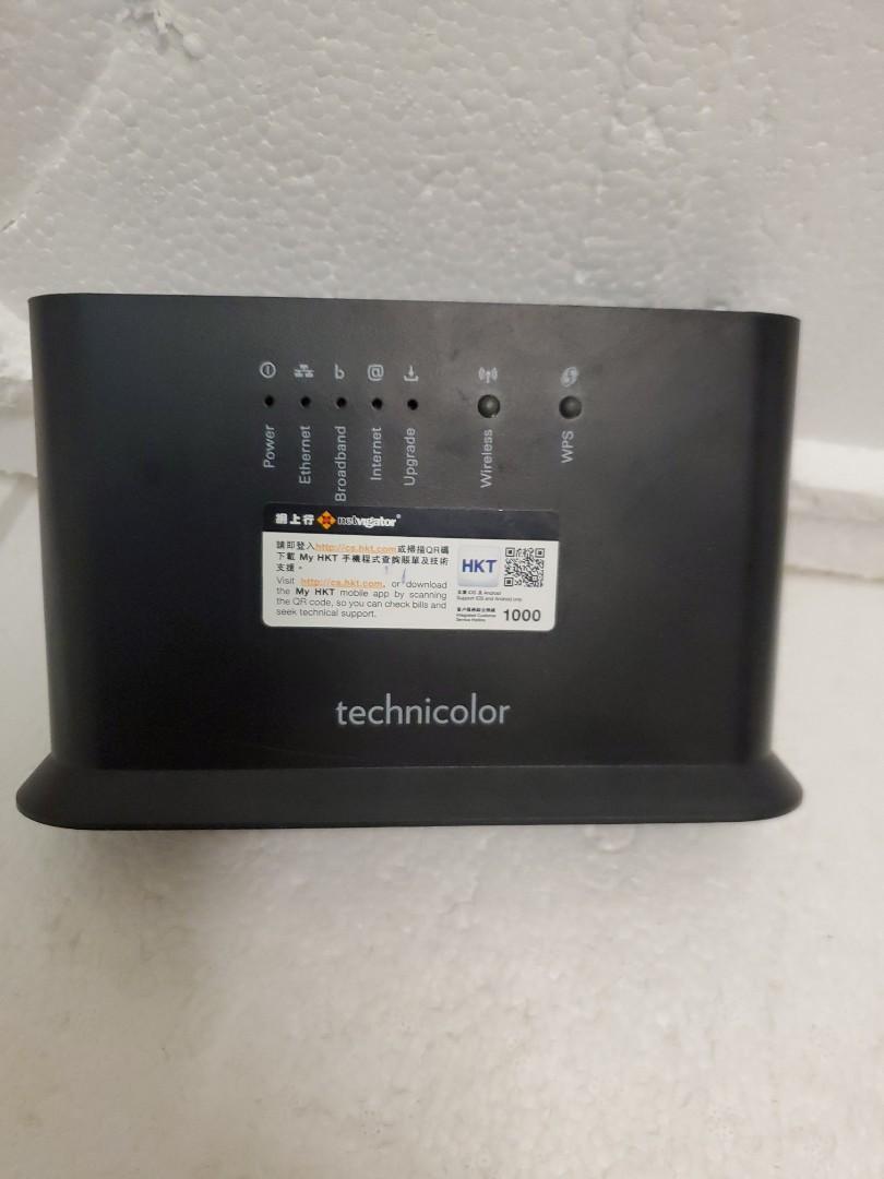 ATY. technicolor modem。網上行。netvigator。電訊盈科。HKT。非光纖。, 電腦＆科技, 電腦周邊及配件, 其他 ...