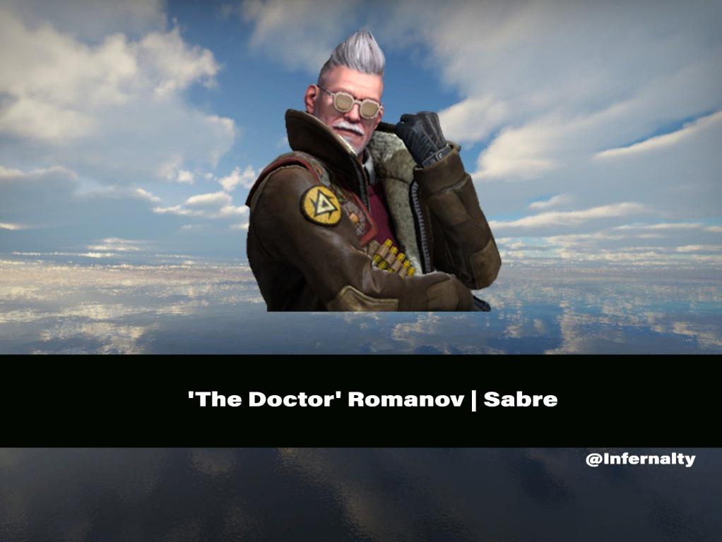 'The Doctor' Romanov Sabre CSGO SKINS KNIVES AGENTS, Video Gaming ...