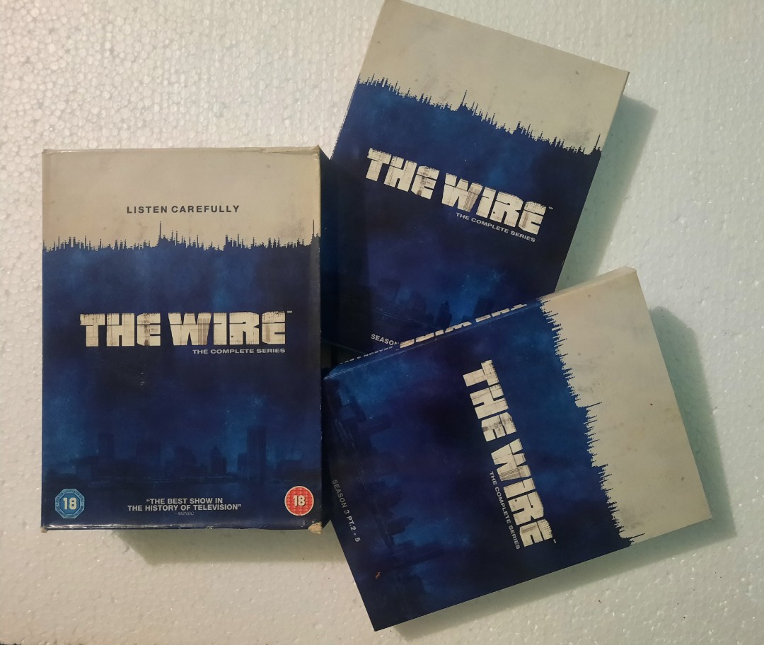 The Wire: Complete HBO Season 1-5 2008 EditionBoxset, 24 DISC, Hobbies ...