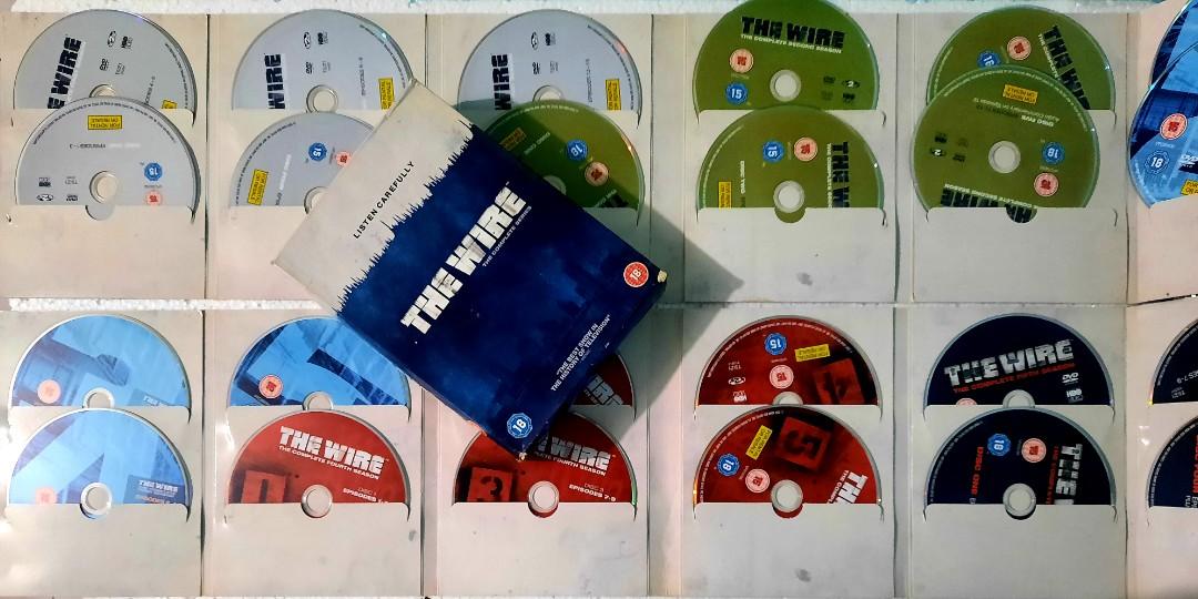 The Wire: Complete HBO Season 1-5 2008 EditionBoxset, 24 DISC, Hobbies ...