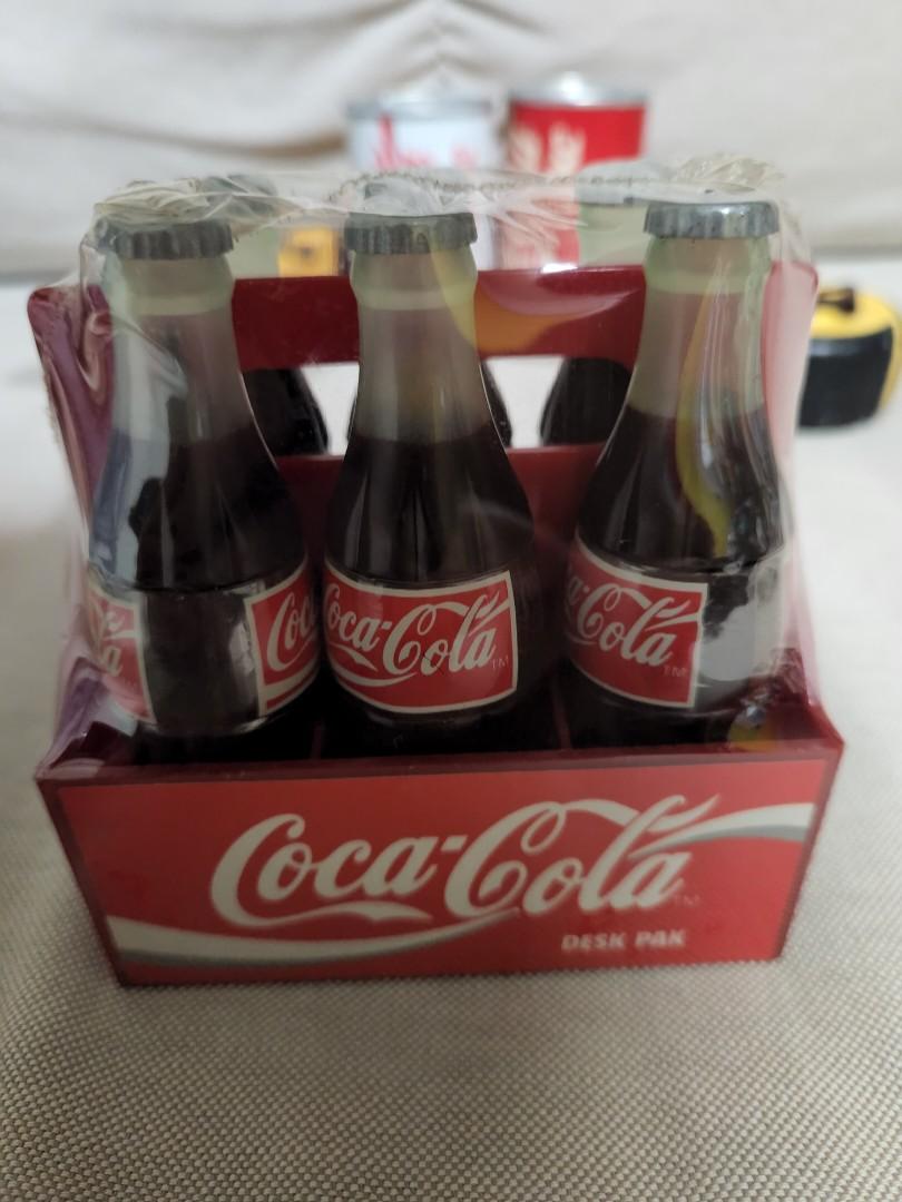 Vintage Coke Set (6 bottles in Crate) (Plastic), Hobbies & Toys ...