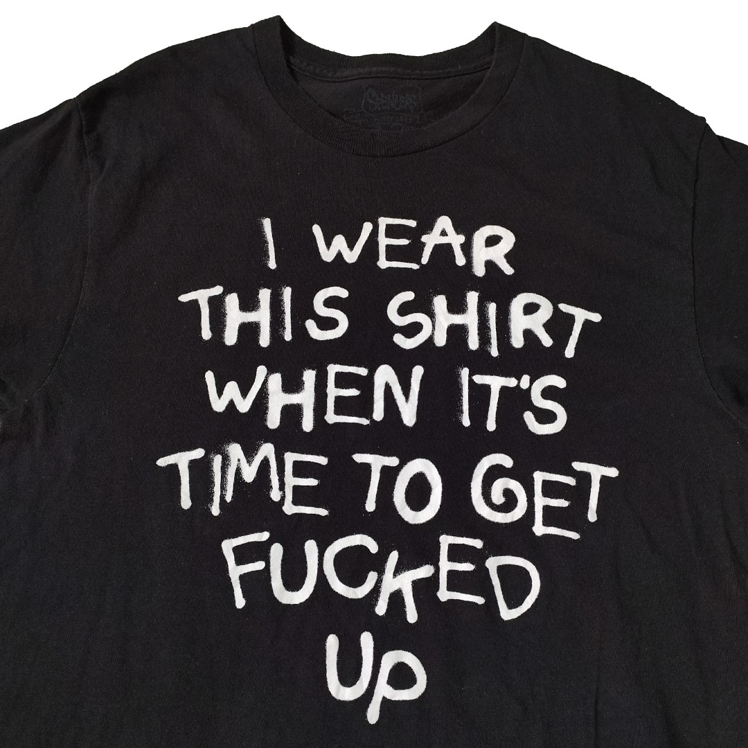 Vintage Statement Profanity Tee Shirt, Men's Fashion, Tops & Sets ...
