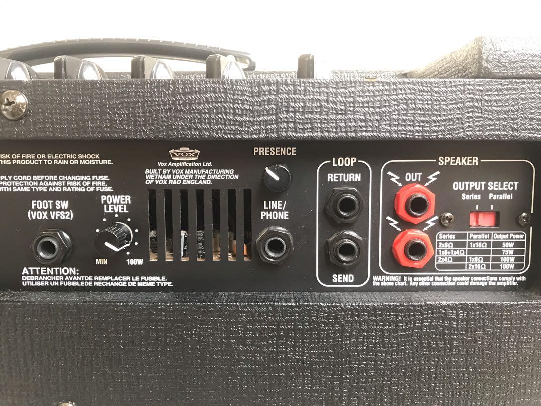 VOX Valvetronix AD100VTH (100 Watt Hybrid Amplifier Head), 音響器材 ...