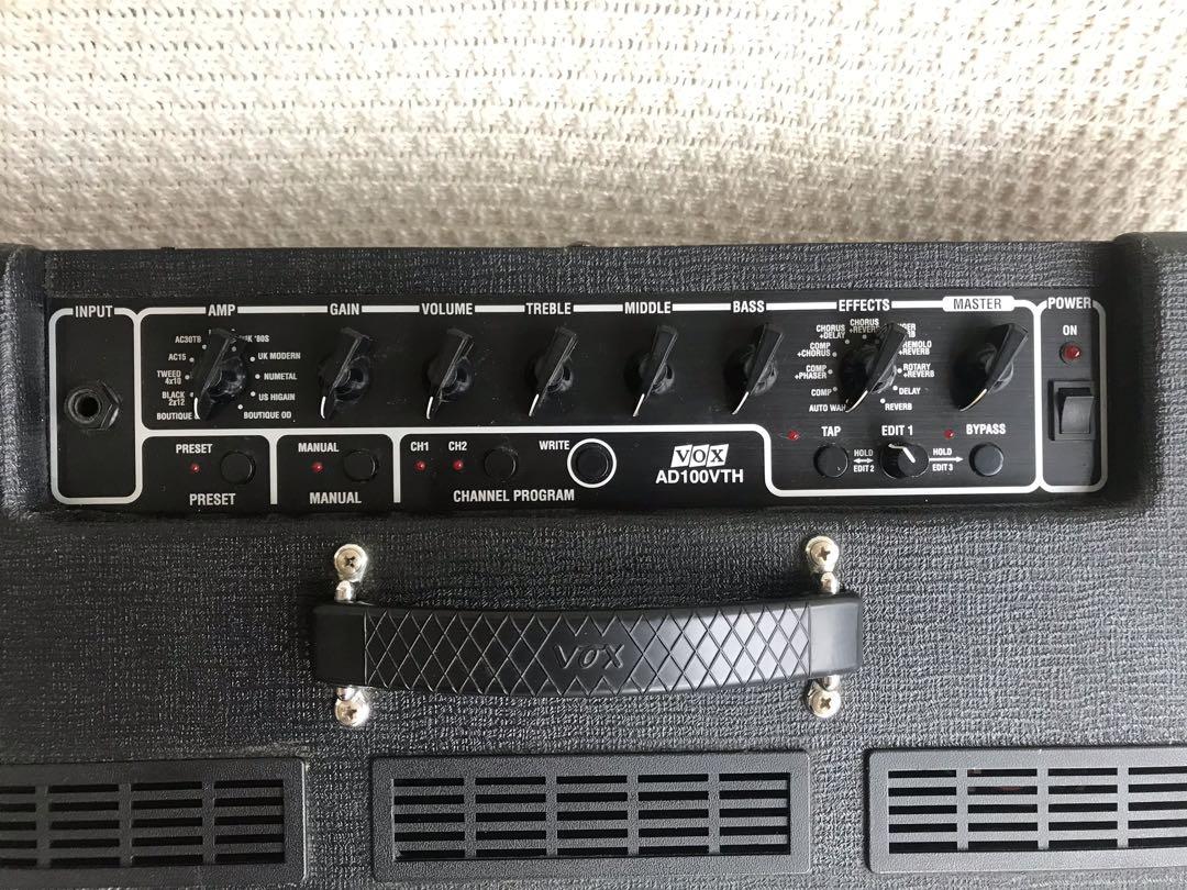 VOX Valvetronix AD100VTH (100 Watt Hybrid Amplifier Head), 音響器材 ...