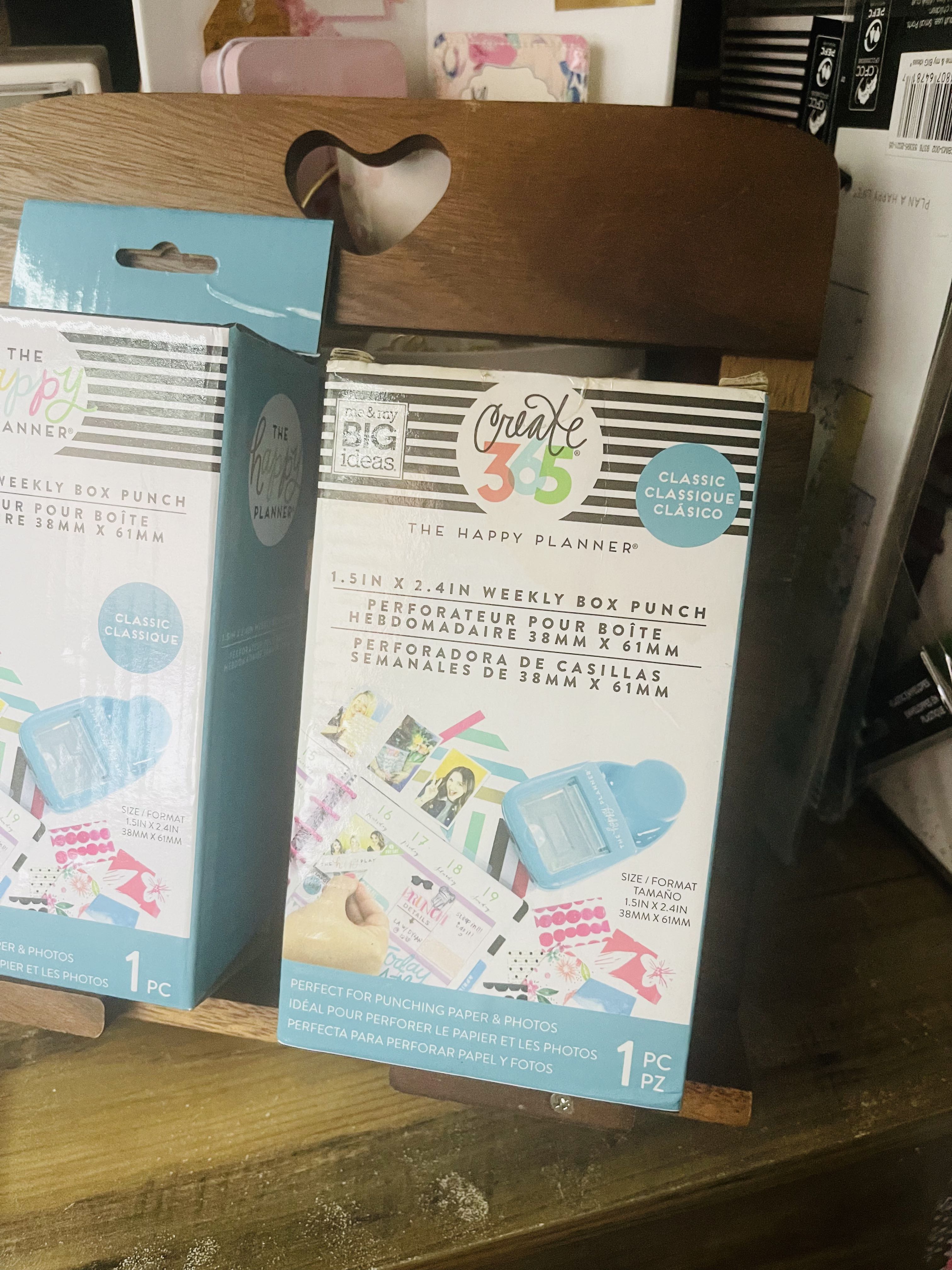 Weekly Box Punch Happy Planner, Hobbies & Toys, Stationary & Craft ...